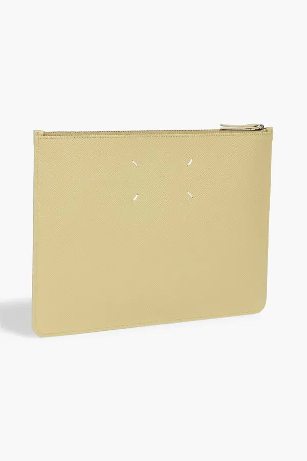 MAISON MARGIELA Pebbled-leather Pouch