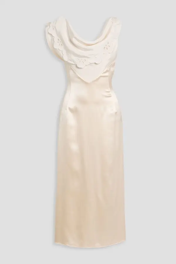 white christmas dresses Analeigh Asymmetric Satin Dress