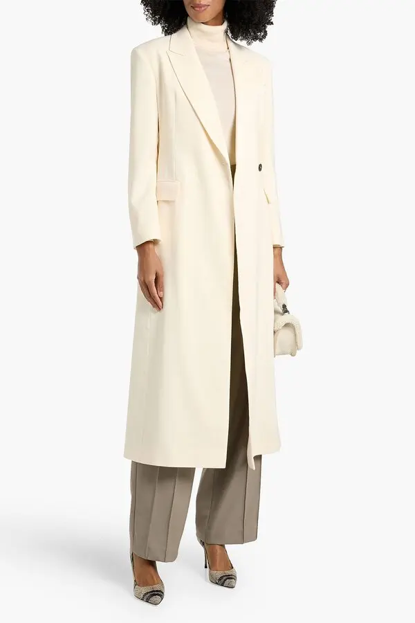 Brunello Cucinelli Twill Double-breasted Coat