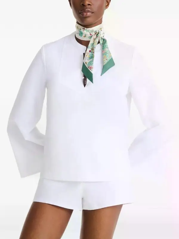 Longchamp Frise Fleurie Scarf