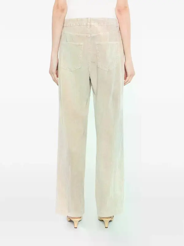 JAMES PERSE Corduroy Straight-leg Trousers - Neutrals