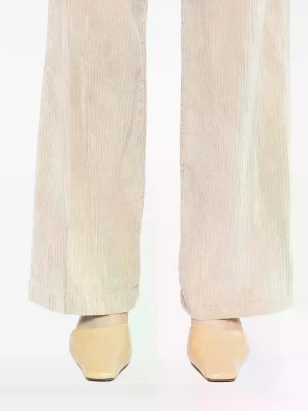 JAMES PERSE Corduroy Straight-leg Trousers - Neutrals