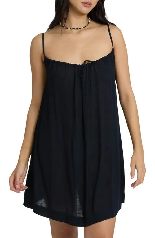 BILLABONG Beach Song Cover-up Sundress - Black Sands