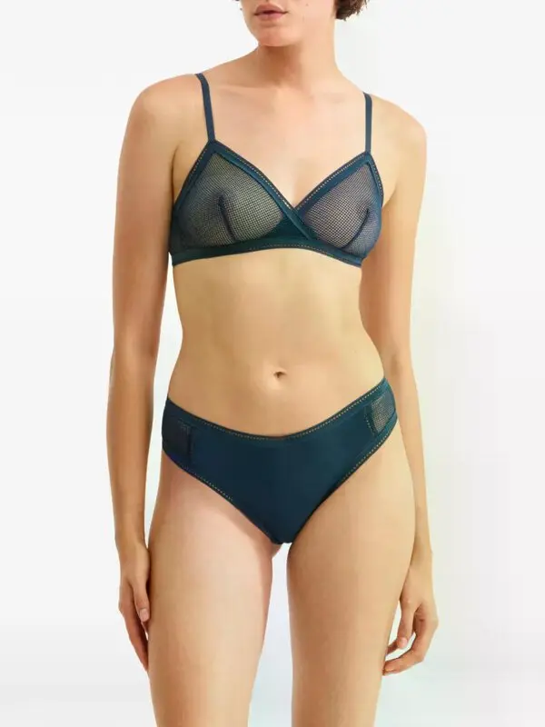 ERES Fard Wireless Triangle Bra - Blue