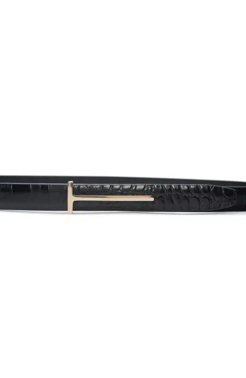 TOM FORD Slim Leather Belt