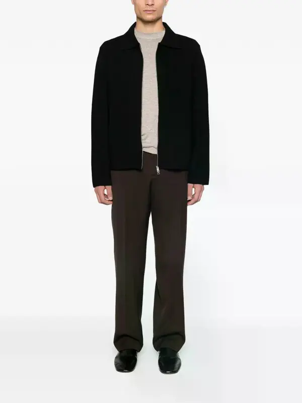 Sandro Oversized Virgin Wool Trousers