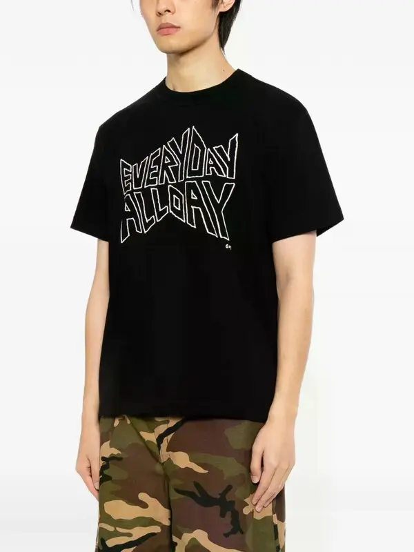Sacai Graphic Crew Neck T-shirt