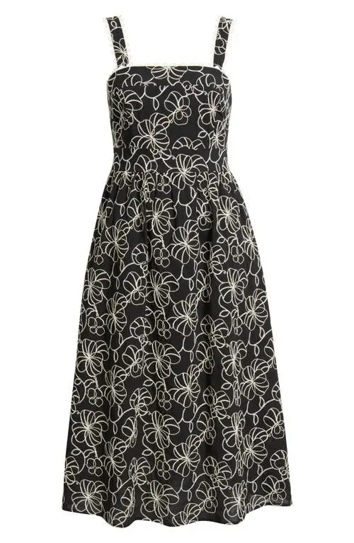 sam edelman floral embroidered dress Rent Asos Edition Neve Placement Embroidered And Beaded Cami Dress In Ivory