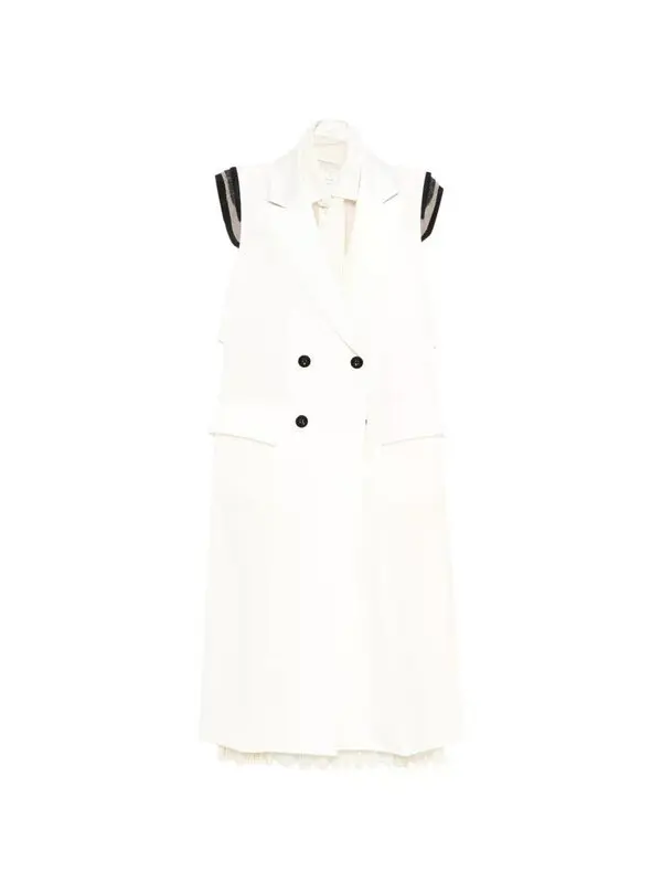 Sacai Suiting Dress - Neutrals