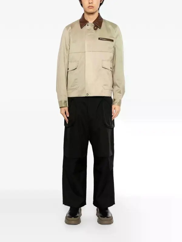 Sacai Collared Cotton Jacket