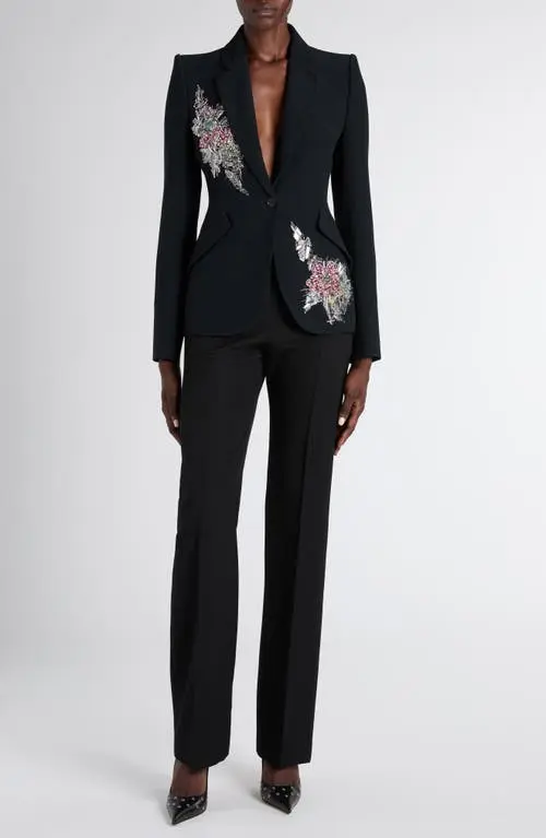 Alexander McQueen Crystal Embellished Jacket