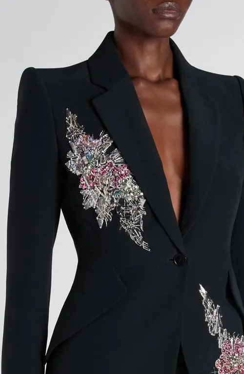 Alexander McQueen Crystal Embellished Jacket