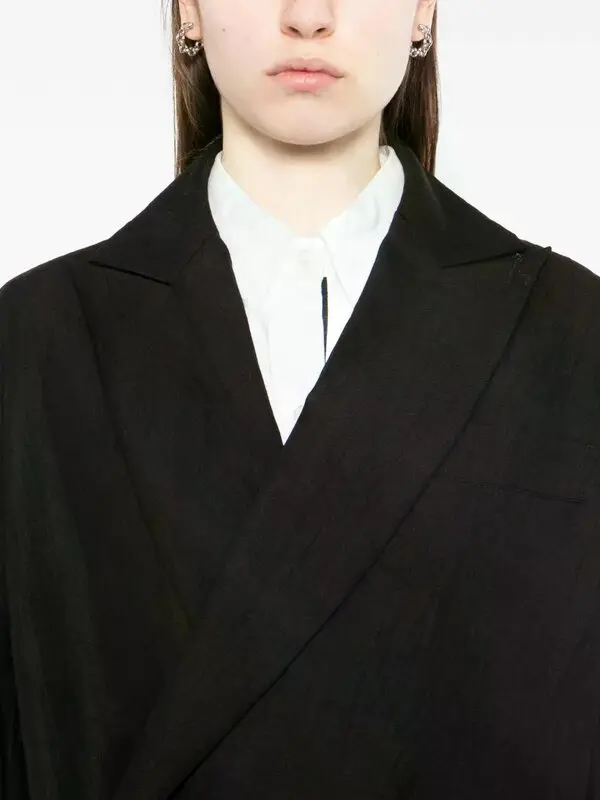 Yohji Yamamoto Textured Button Jacket