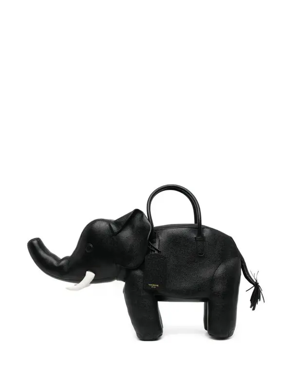 Thom Browne Elephant Top Handle Tote - Black
