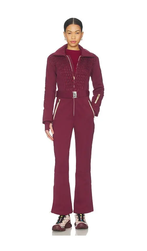 MY SUNDAY SKI Signature Ski Suit - Burgundy
