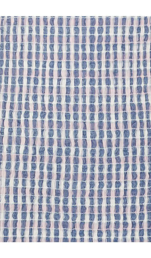 Onia Air Linen Smocked Boatneck Dress - Multi