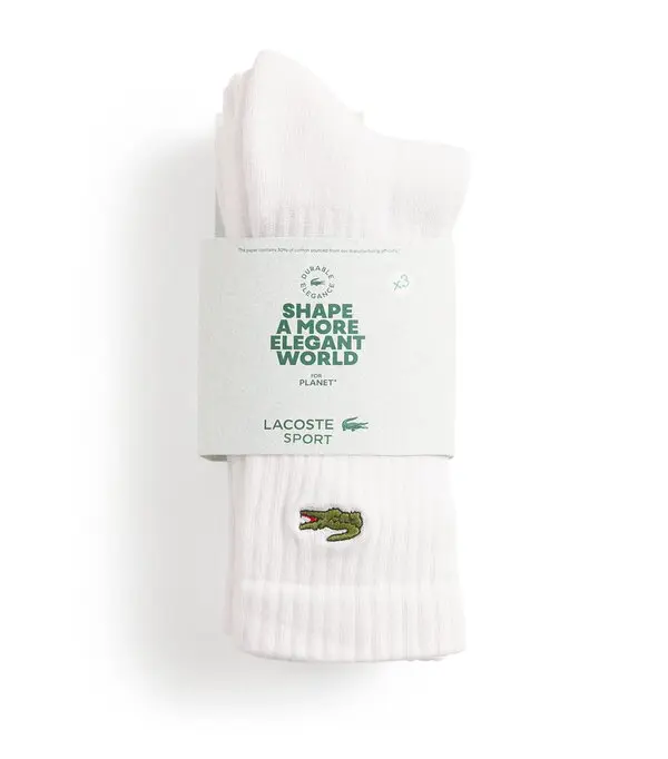 Lacoste Sport Socks - White