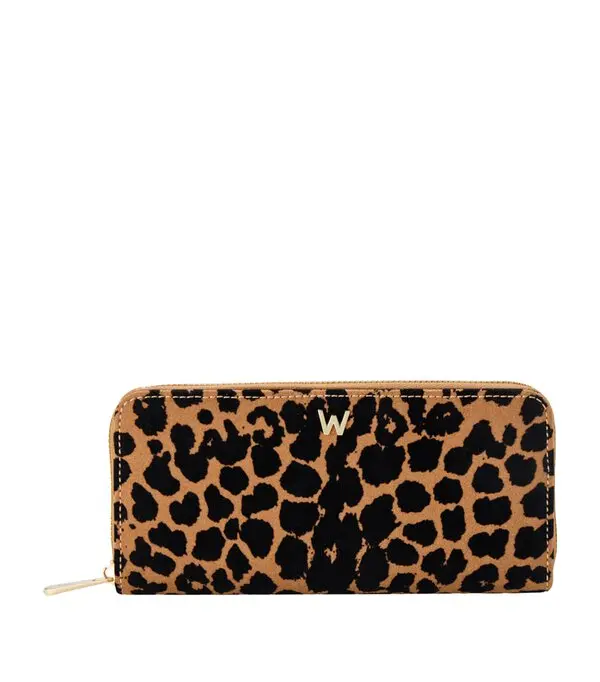 Wolf Nubuck Savanna Zip-up Wallet - Neutral