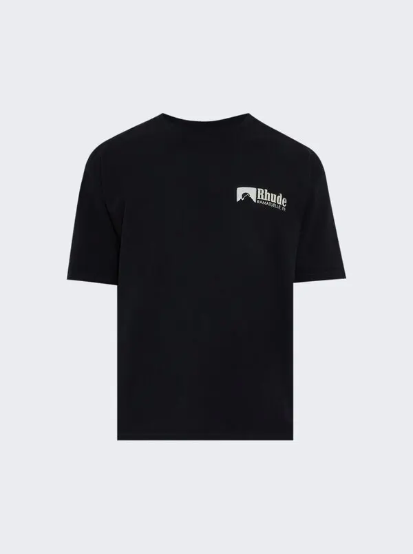 Rhude Ramatuelle Intl Racing Tee Vintage And White - Black