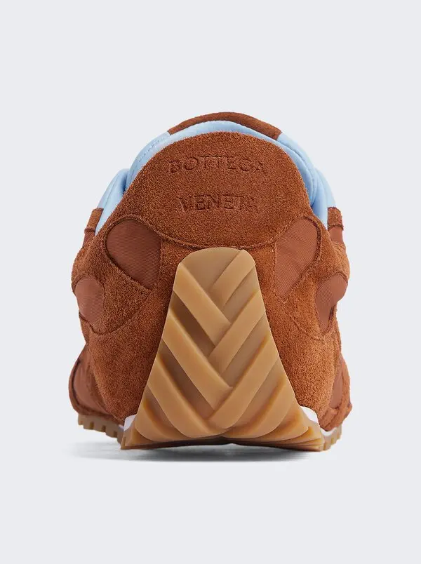 Bottega Veneta Orbit Flash Lace-up Sneakers - Brown