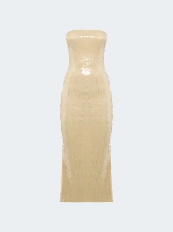 OSÃ©REE Marylin Strapless Midi Dress