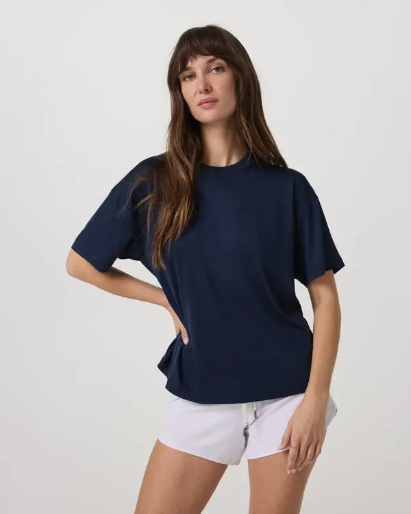Vuori Energy Long T-shirt - Blue Coast