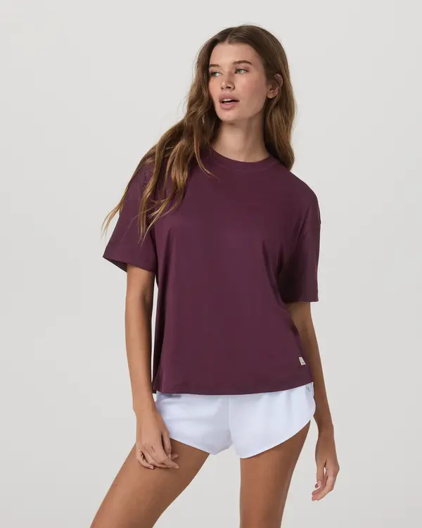 Vuori Energy Long T-shirt - Cerise