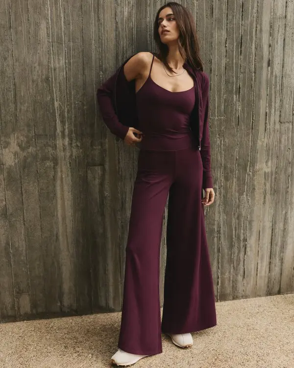 Vuori Halo Easy Wideleg Pants - Cerise