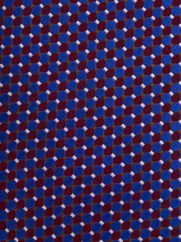 Eton Patterned Tie - Blue