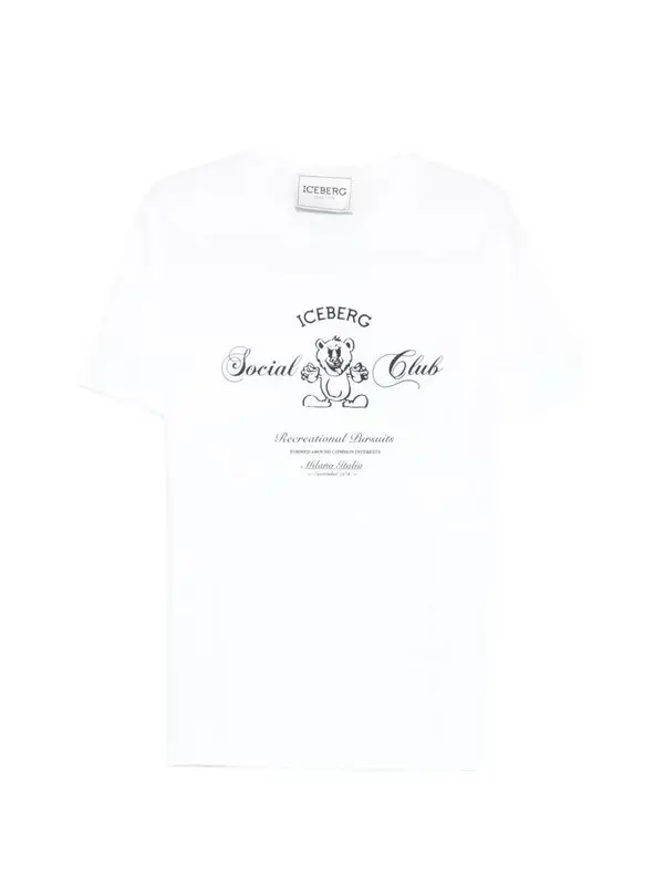 Iceberg Graphic T-shirt - White
