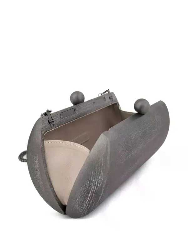 GEMY MAALOUF Chain-strap Clutch Bag - Grey