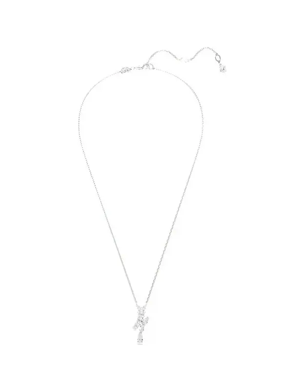 SWAROVSKI Matrix Square Pear Pendant Necklace - Silver