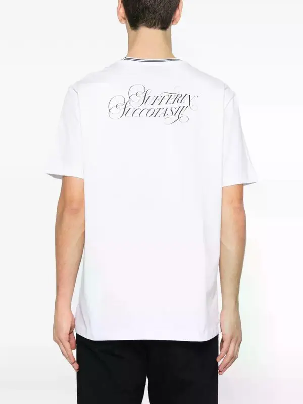 Iceberg Striped Trim Graphic T-shirt