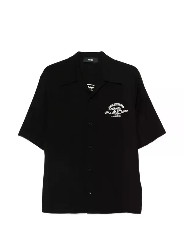 Amiri Graphic Short-sleeve Shirt - Black