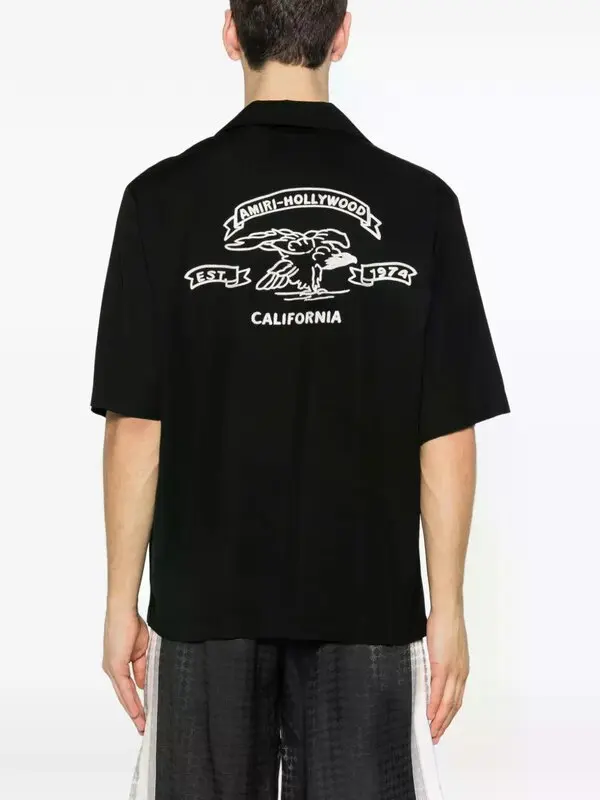 Amiri Graphic Short-sleeve Shirt - Black