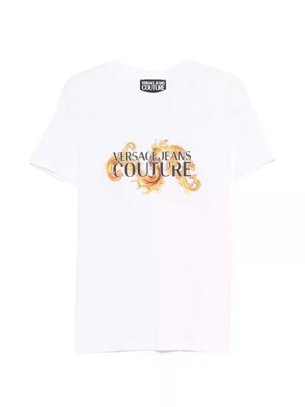 Versace Print-detail T-shirt - White