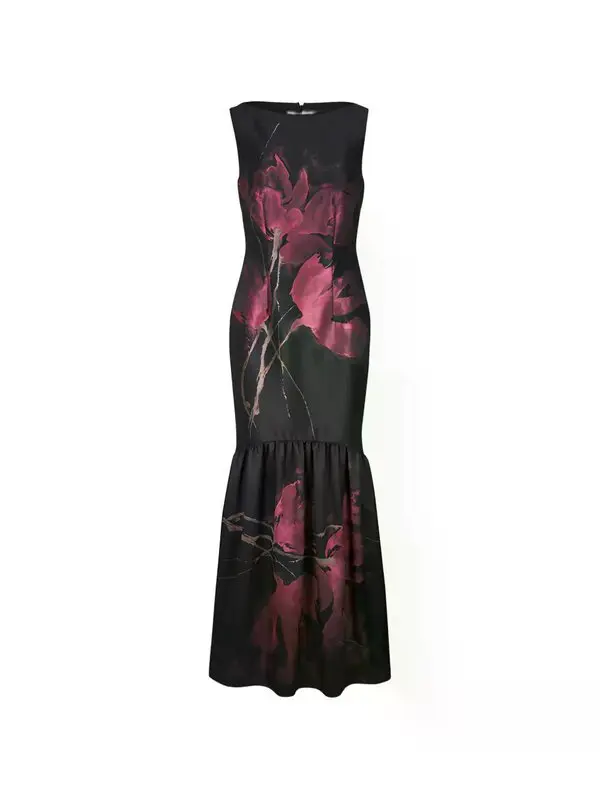 Talbot Runhof Monarchy1 Floral Maxi Dress