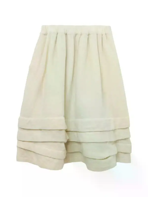 Comme Des Garçons Ruffled Midi Skirt