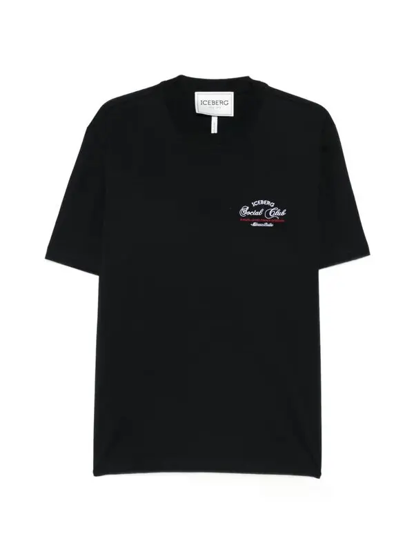 Iceberg Logo Crew Neck T-shirt