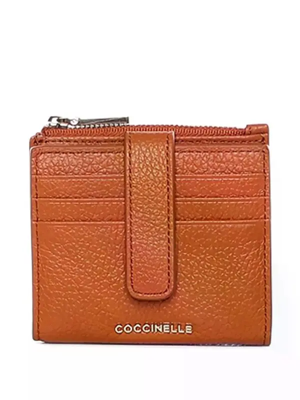 COCCINELLE Tab Leather Wallet - Brown