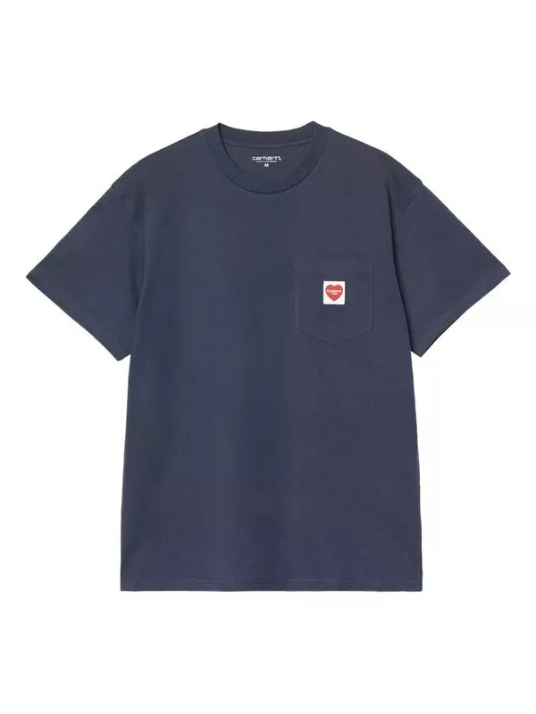 Carhartt Work In Progress Patch-pocket Cotton T-shirt - Blue