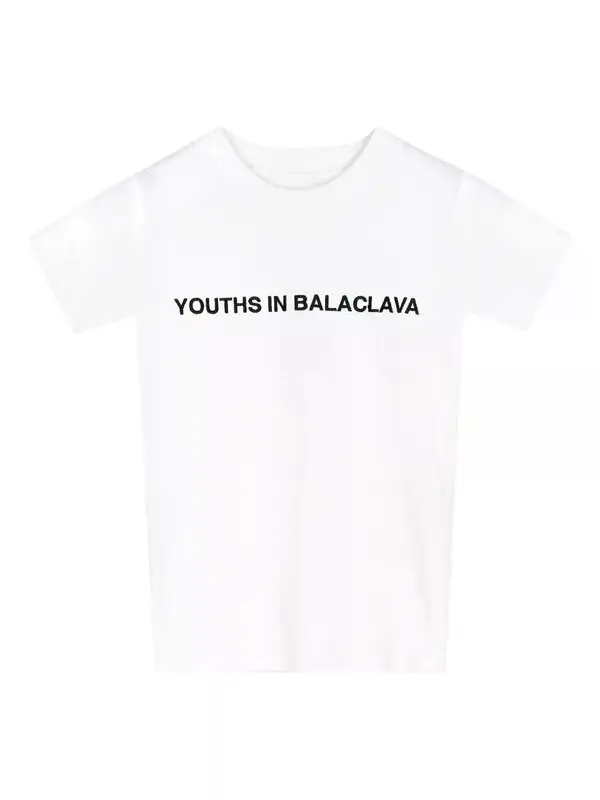 YOUTHS IN BALACLAVA Spine Short-sleeve T-shirt - White