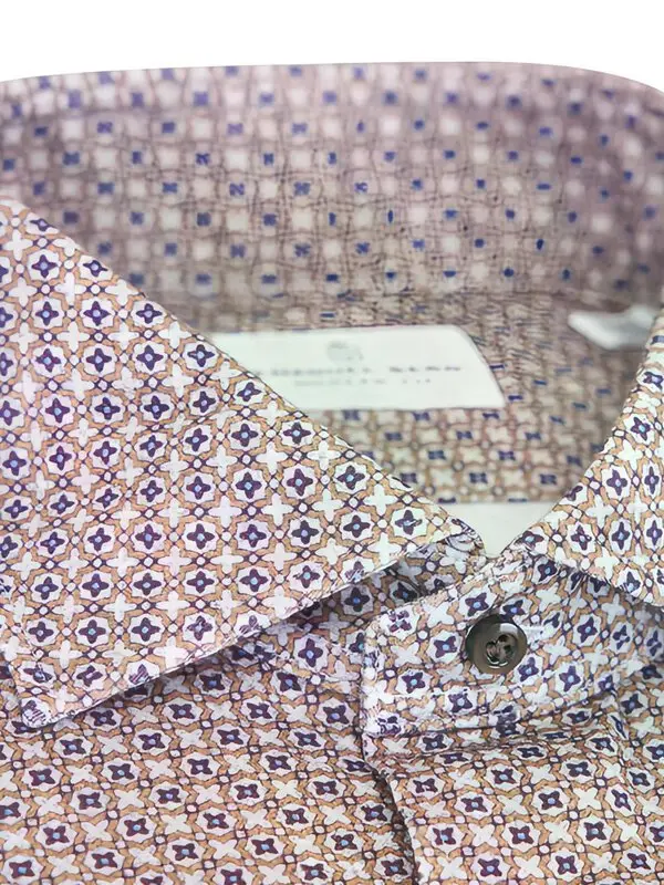 EMANUEL BERG Geometric-print Shirt