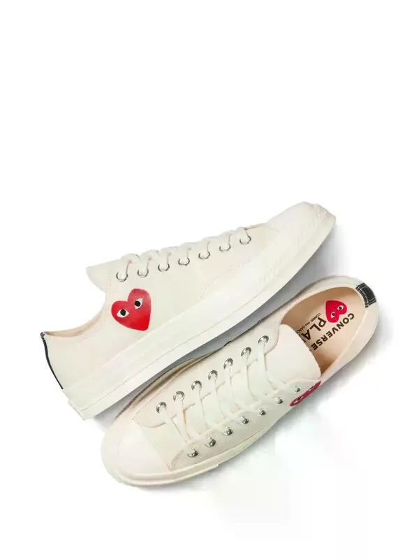 CONVERSE X COMME DES GARONS PLAY Chuck 70 Heart-logo Sneakers - Neutrals