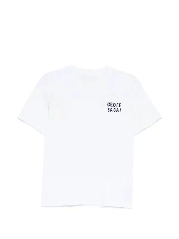 Sacai Graphic Print T-shirt - White