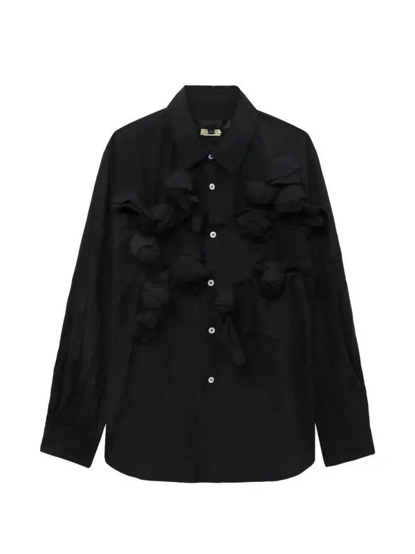Comme Des Garçons Knotted Button Shirt
