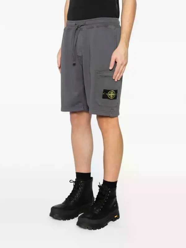 Stone Island Logo-patch Pocket Shorts