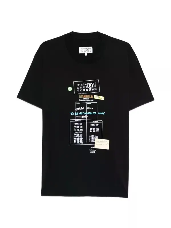 MAISON MARGIELA Graphic Print T-shirt - Black
