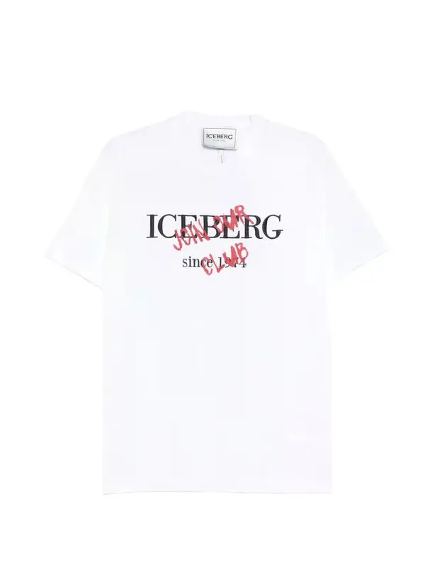 Iceberg Crew-neck Logo T-shirt - White