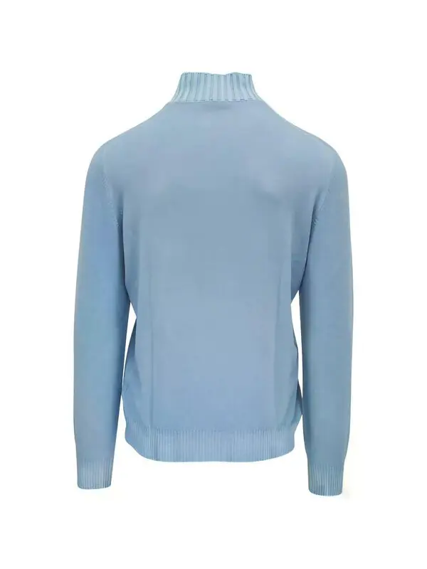 GRAN SASSO Half-zip Sweater - Blue